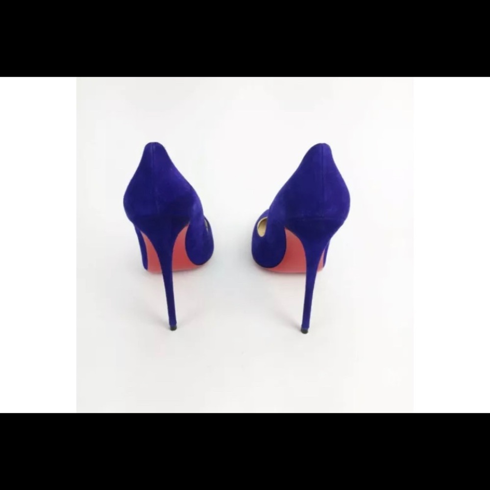 Christian Louboutin So Kate Suede Blue - Gem